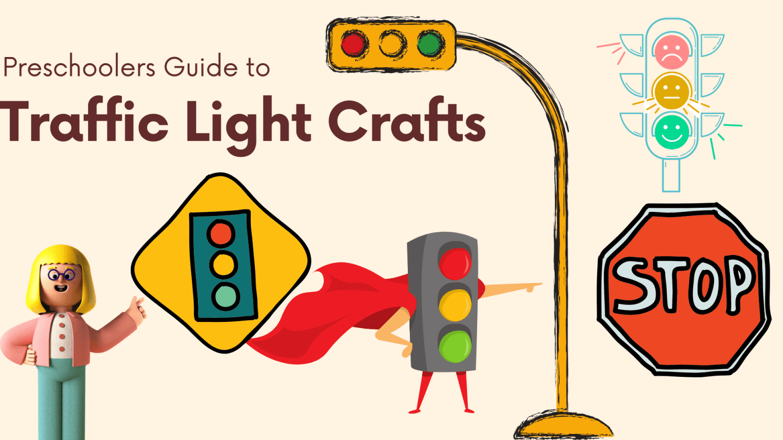 Carnival Of Crafts: Traffic Light Crafts For Preschoolers